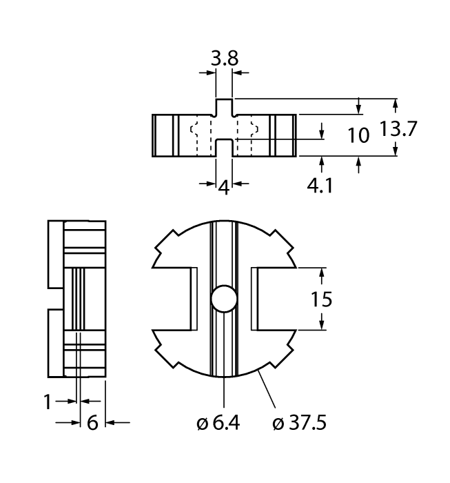 Mounting Accessories - Spacer for Actuator (Puck)
